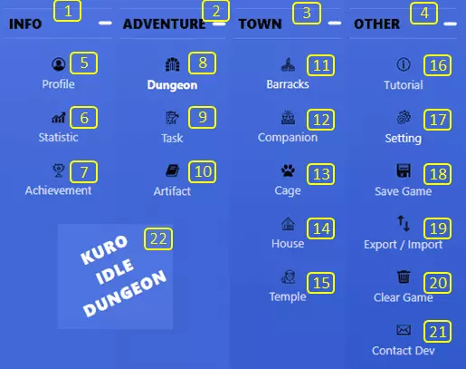 Kuro Idle Dungeon